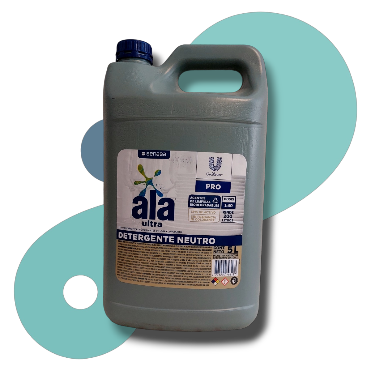Detergente Neutro Active Gel Cif X5l - Rubicon Profesional